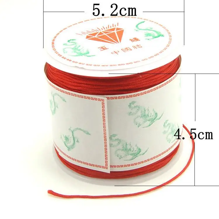 50pcs 45Meter 0.8mm Nylon Cord Thread Chinese Knot Macrame Cord ...