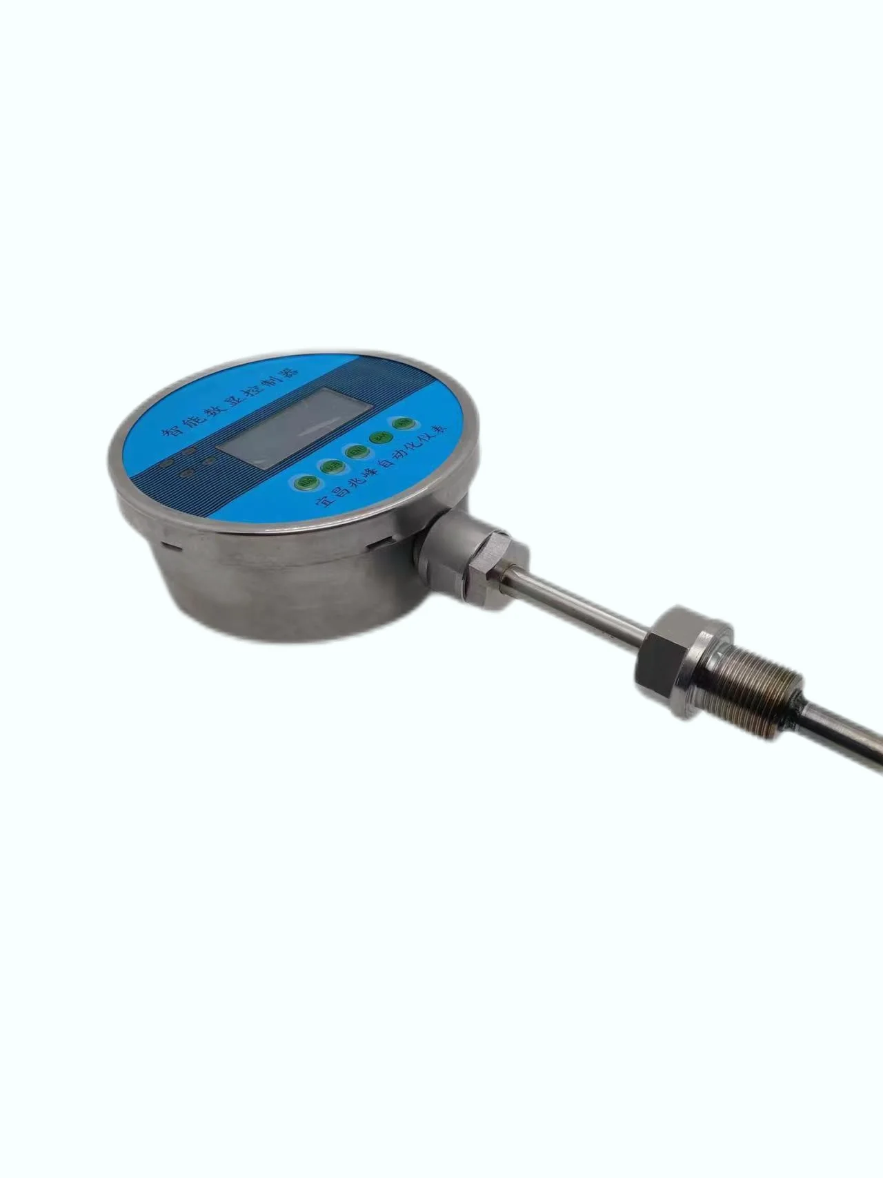 Industrial PT100 SPDT Temperature Controller Gauge Digit LCD Display Temperature Indicator ...