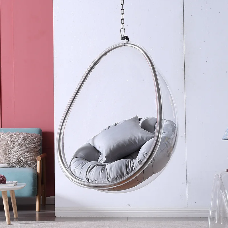 Sillas Colgante Floor Bubble Chair Hemisphere Swing Hanging Chair ...