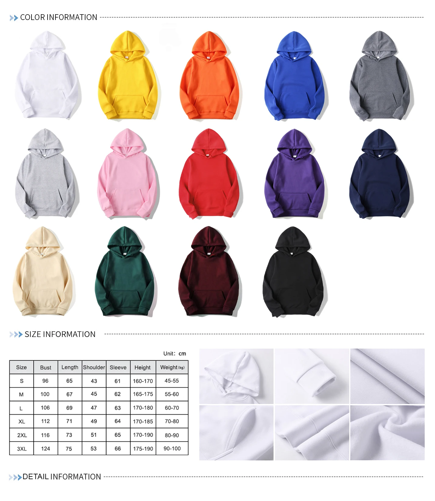 Custom Hoodies Unisex Bulk Blank Hoodies And Sweat Pants Set Hoddies ...