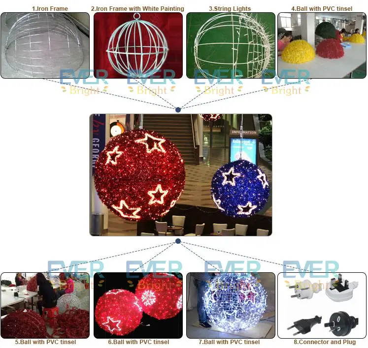 Dmx Control Programmable Smart Led Lighted Sphere Outdoor Giant Ball ...