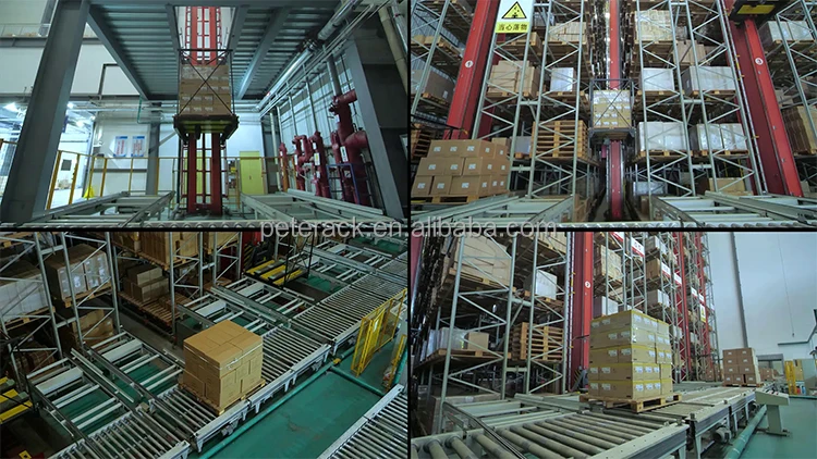 Peterack High Density Storage Pallet Racking Sytems/ Asrs Automatic ...