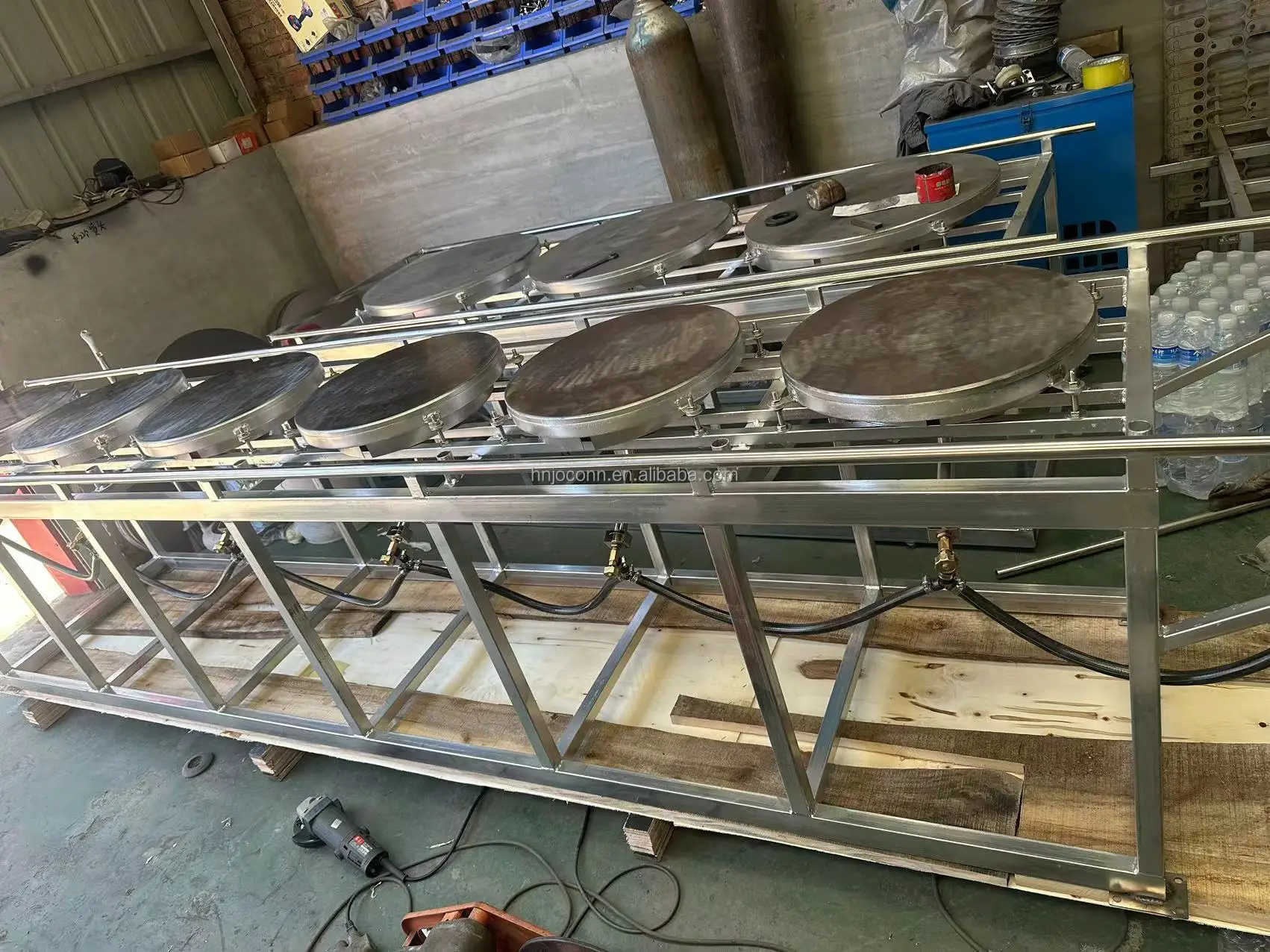 Stainless Steel Saj Bread Crepe Making Machine for Sale