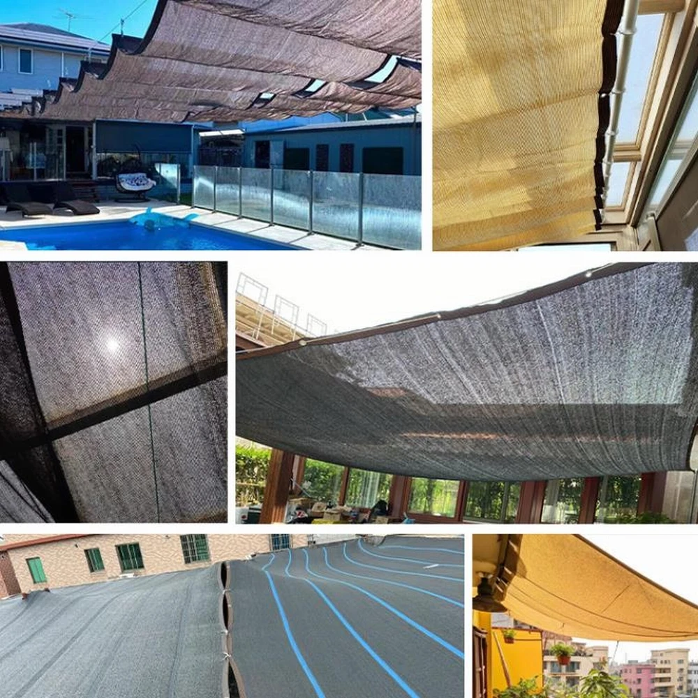 Outdoor Patio Garden Uv protection HDPE Martrial Sun Shade Net ...