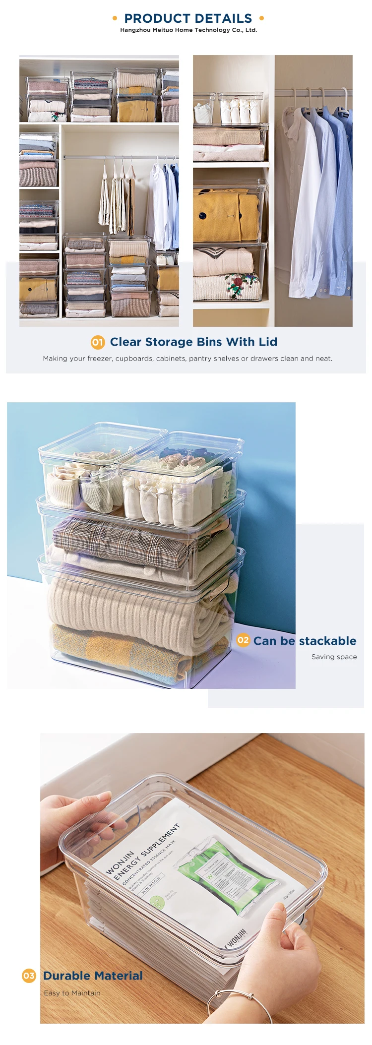 Best Price Books Clothes Plastic Clear Storage Bins With Lids - Buy ...