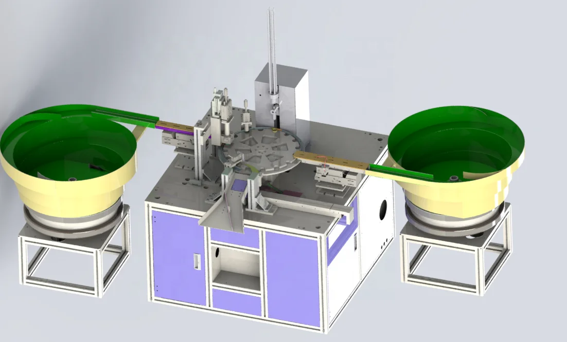 Two/three Parts Push Pull Cap Assembly Machine Spout Cap Automatic ...