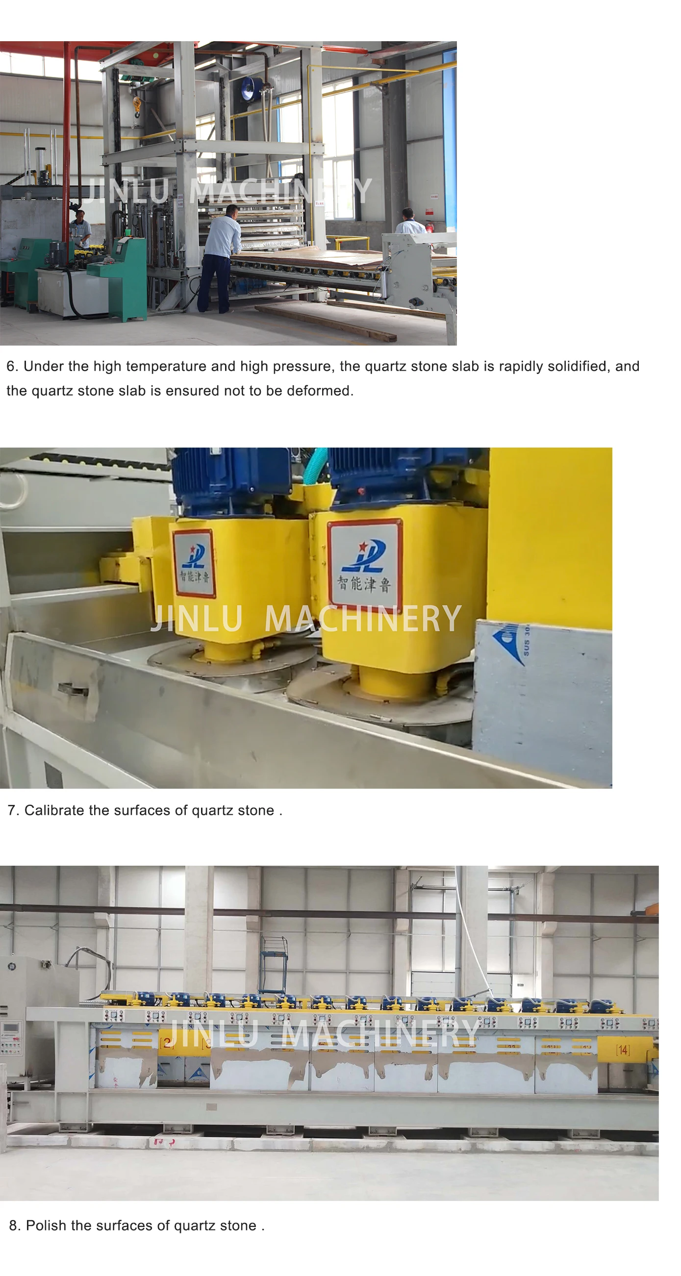 Made in China Manual Artificial Quartz Stone Small Slab Production Line ...