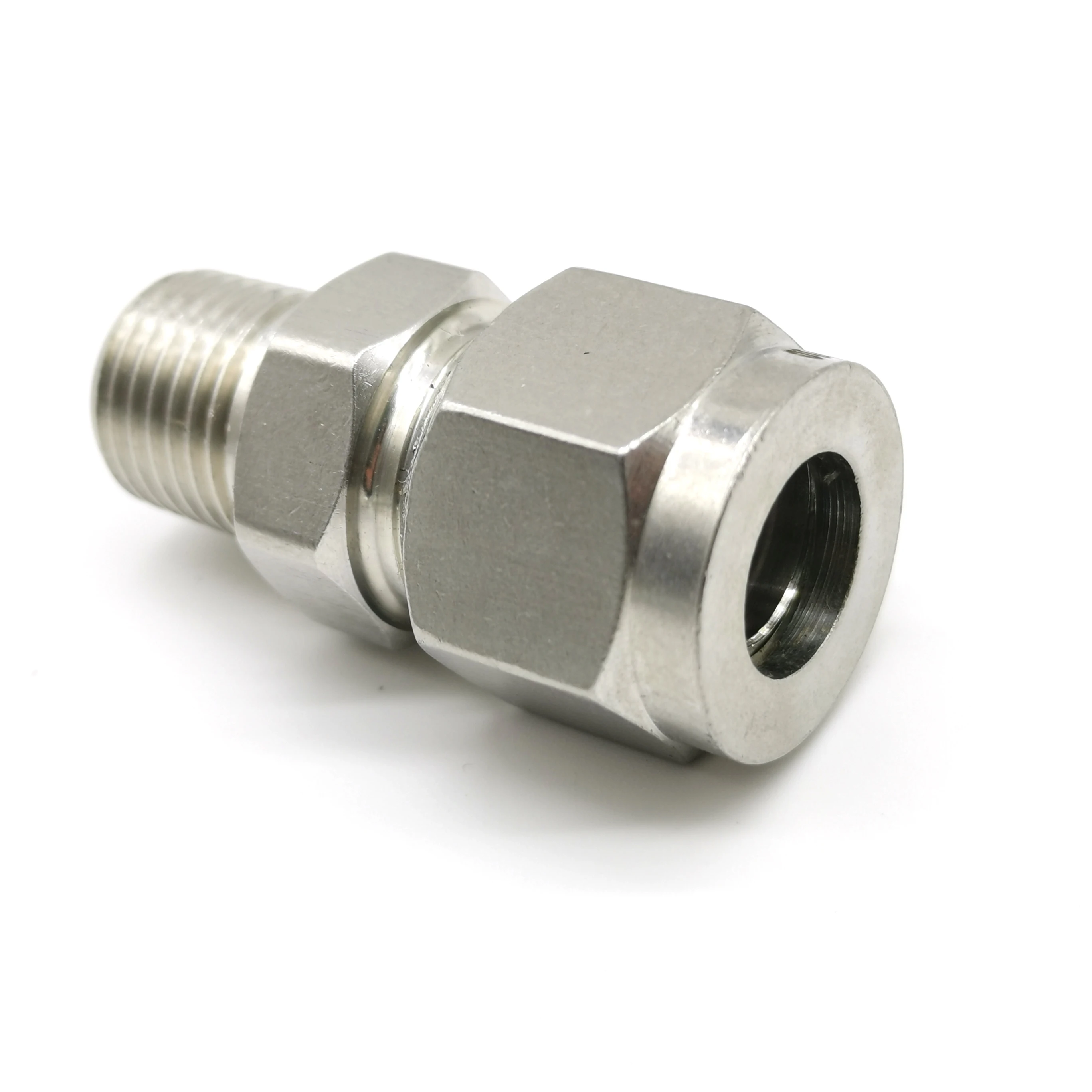 Compression Tube Fitting - Instrument Double Ferrule Male Connector