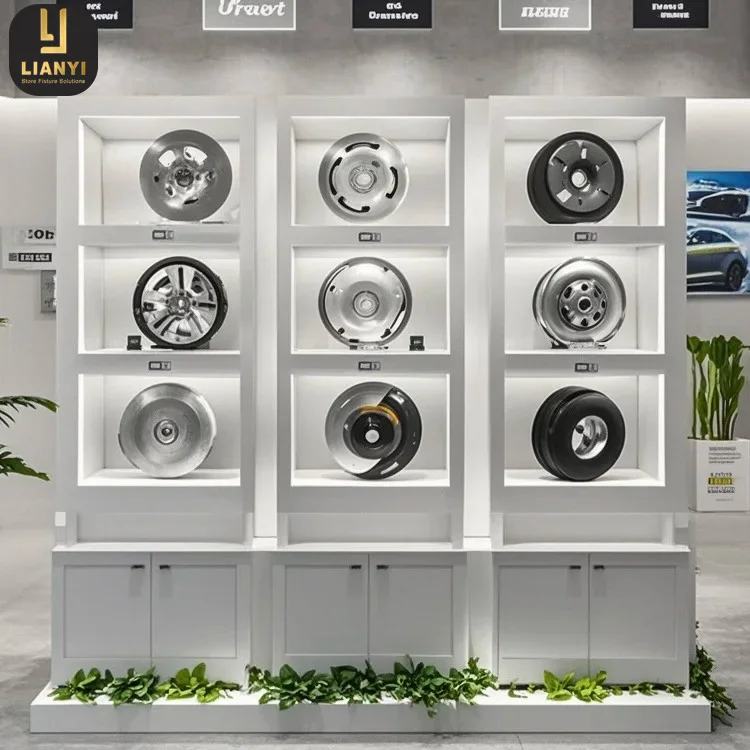 Shop Our Auto Parts Showroom - Premium Tire Display Racks