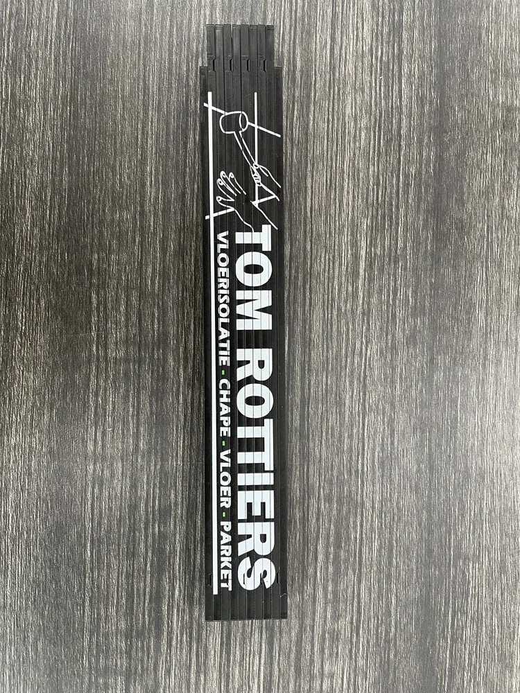 2m 10-fold Wooden/Plastic Folding Ruler Birch Measuring Tool with Solid ...