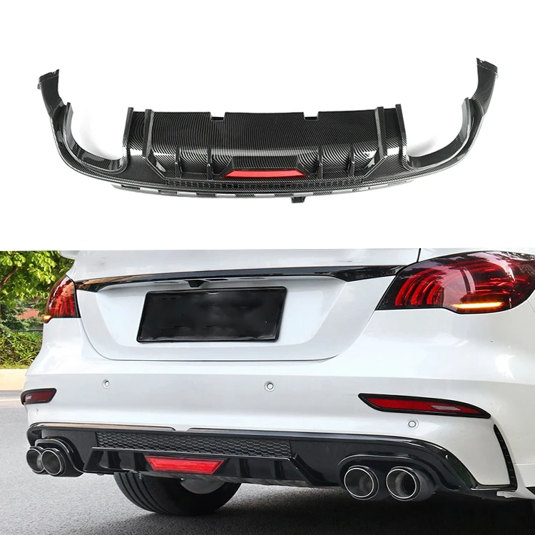 Car Rear Bumper Lip Diffuser Spoiler Rear Side Splitter Deflector For Mg6 Pro 3rd 2020-2022 ...