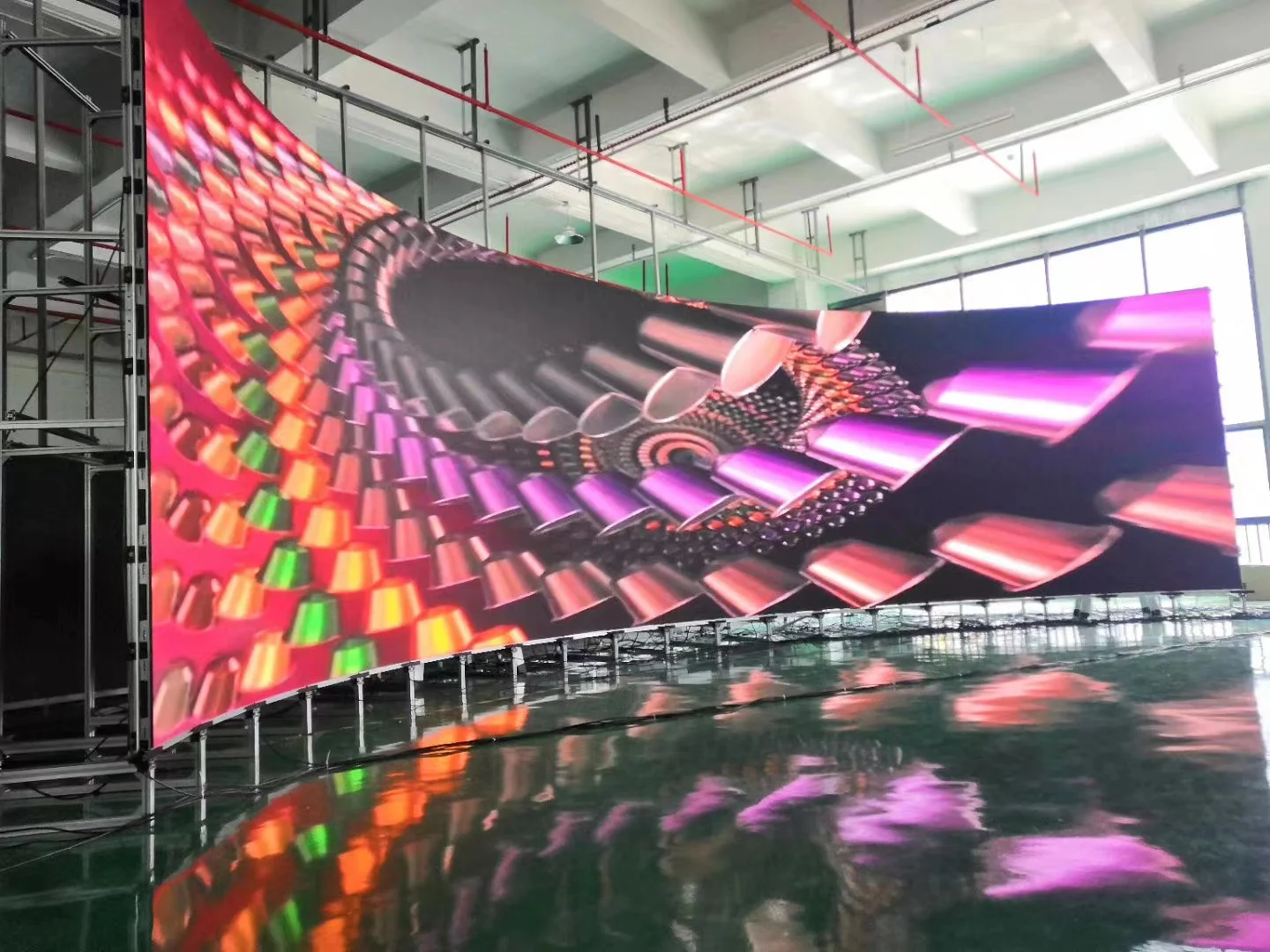 3d Stage Curved High Resolution Led Video Wall Panel P2.9 P3.9 4.8mm ...