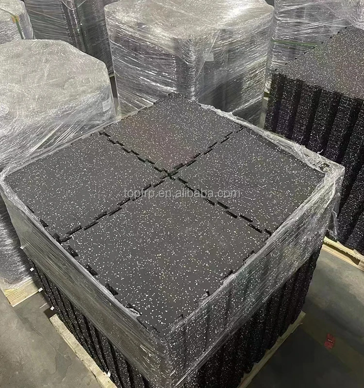 EPDM Rubber Mat Composite Rubber Tile Playground Floor Tiles