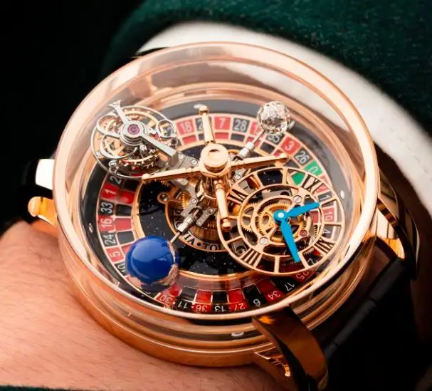 High End Jacob Roulette Mechanical Watch - 30bar Water Resistant