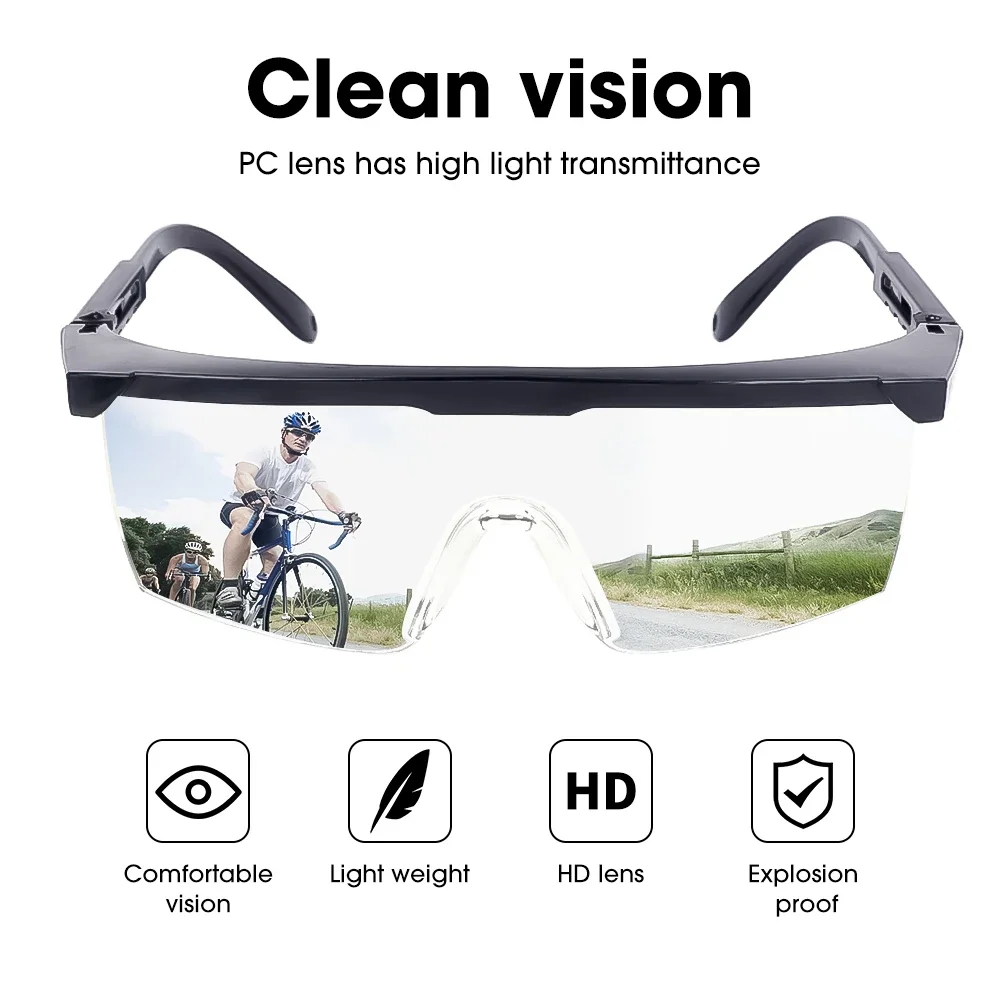 Windproof Cycling Glasses Goggles Anti-splash Safety Work Industrial ...