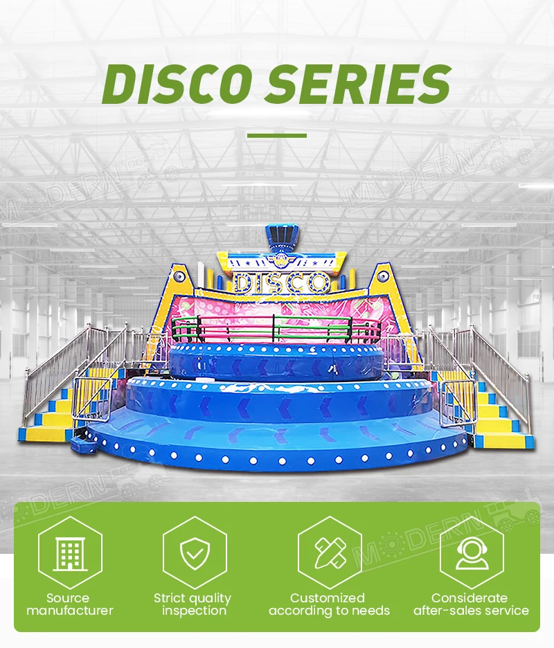 New Design Crazy Disco Turntable Ride Amusement Park Tagada Rides ...
