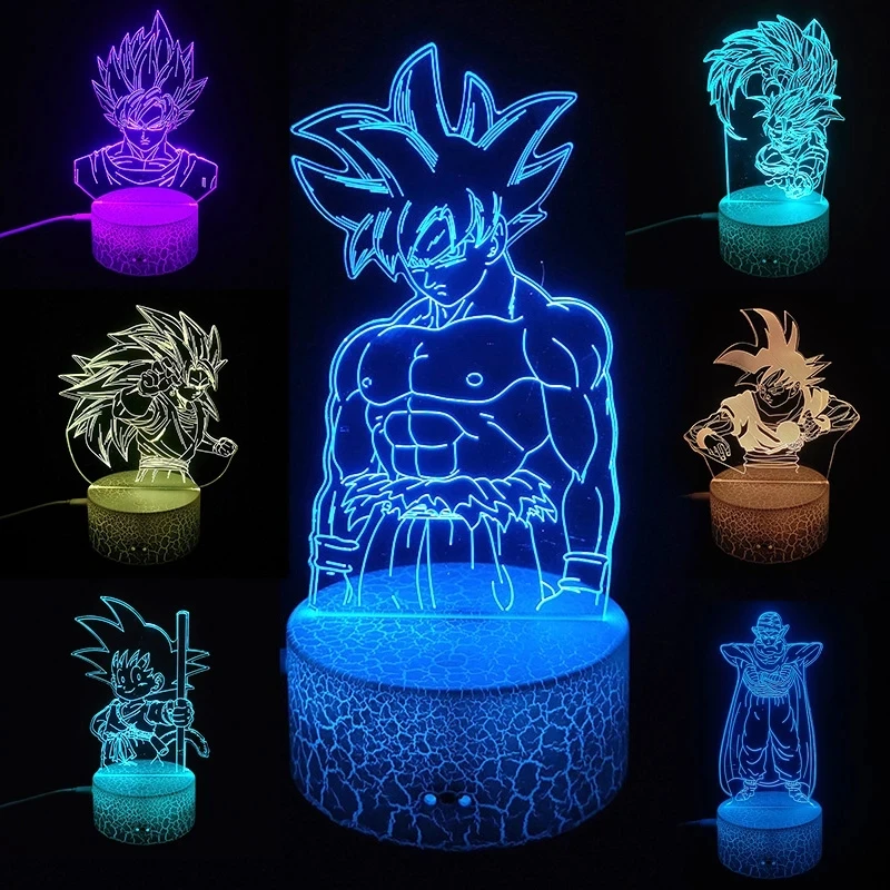 My Hero Academia Shoto Todoroki 3d Illusion Night Light Mha Merch Led ...