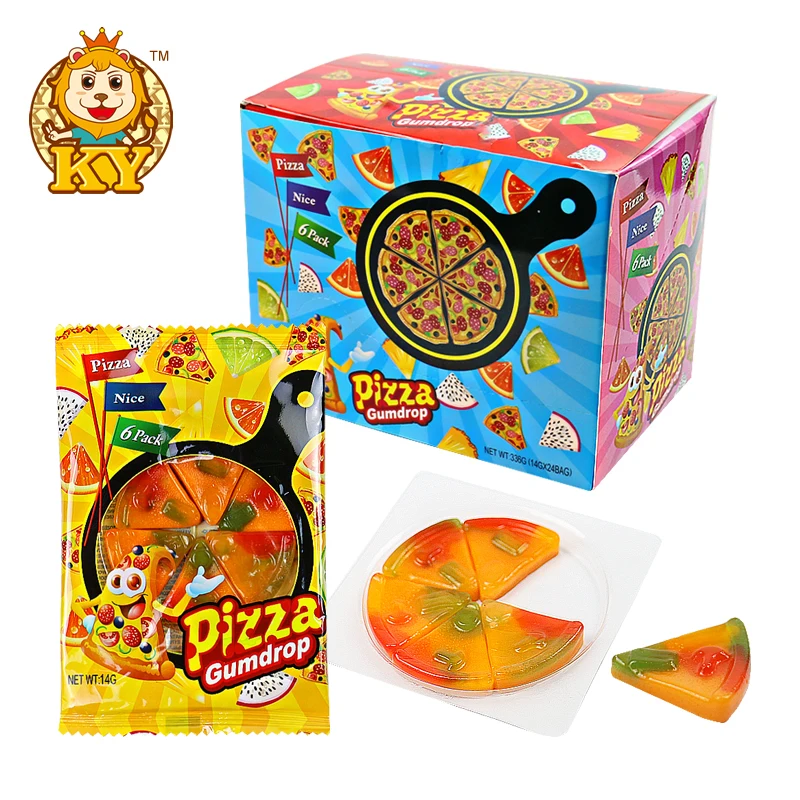 Wholesale Oem Pizza Shape Fruit Flavour Soft Gummy Candy - Buy New Oem ...