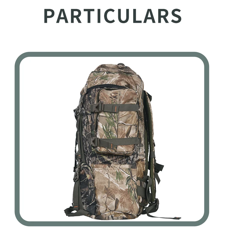 Factory Custom 600d Hunting Backpack With Waterproof Rain Cover 60 80l ...