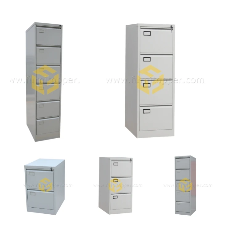 6 Drawer Metal Filing Cabinet for Home Office - Durable & Stylish