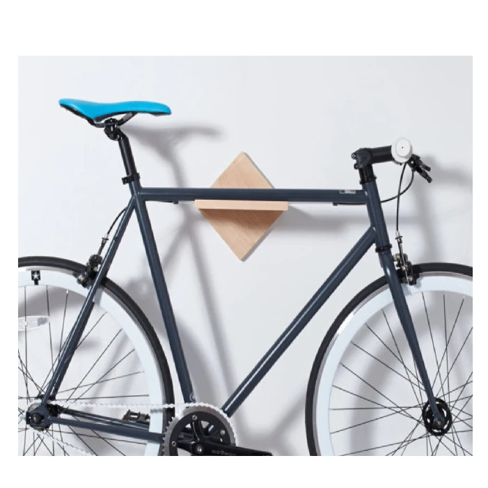 Modern Minimalist Bike Storage Display Art Wall Mount Wooden Handmade ...