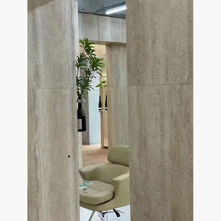 MCM Stone Yellow Travertin Wall Cladding - Flexible & Durable