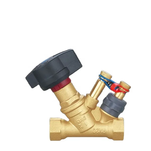 High Pressure Brass Circuit Fluid Control Valve Static Balancing Valves ...