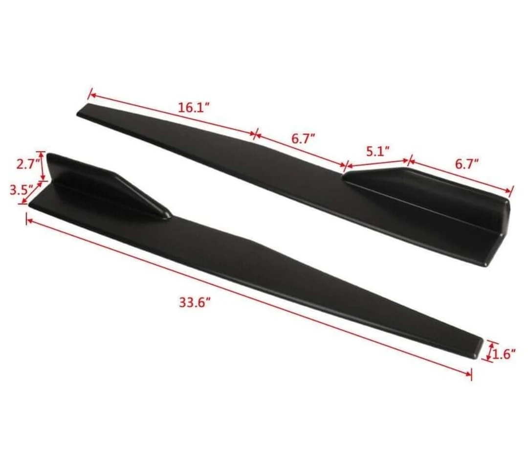 Body Kit For ALL Cars PSM Style Front Bumper Lip Side Skirts Diffuser ...