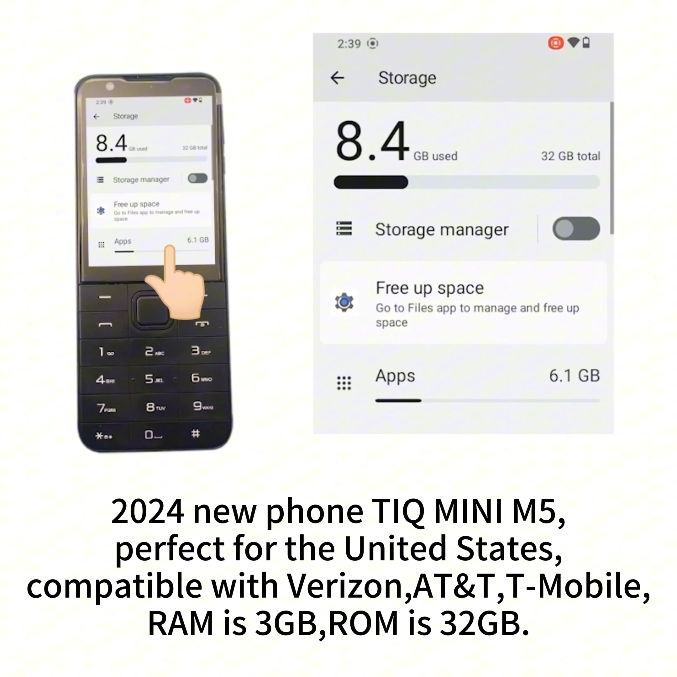 Us Mobile Smartphone M5 Supports Verizon T-mobile At&t Google Play 3 ...