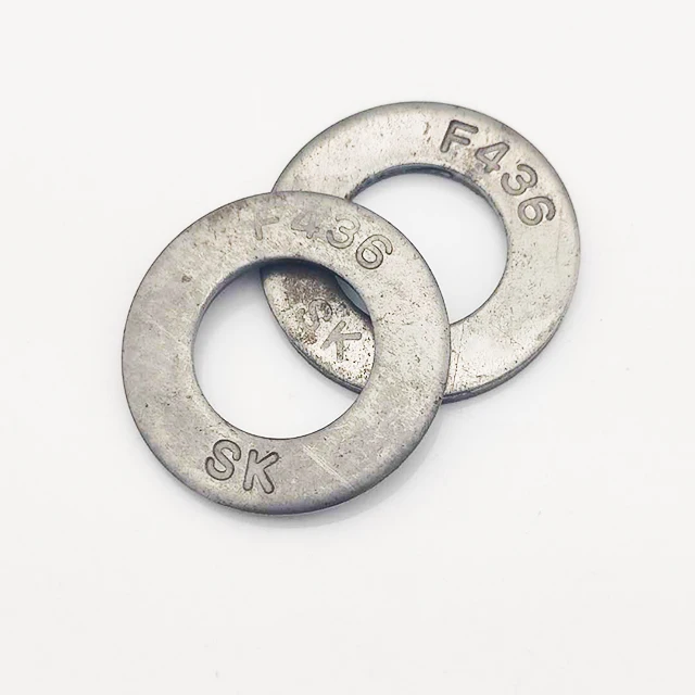 M6 - M24 Grade 4.8 Zinc Planted Factory Supply Din Standard F436 Flat ...