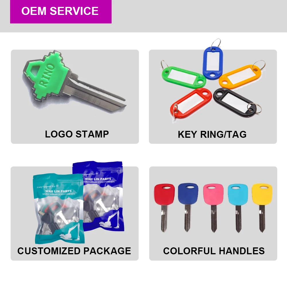 Universal Brass Key Blanks - OEM Support for Locksmiths