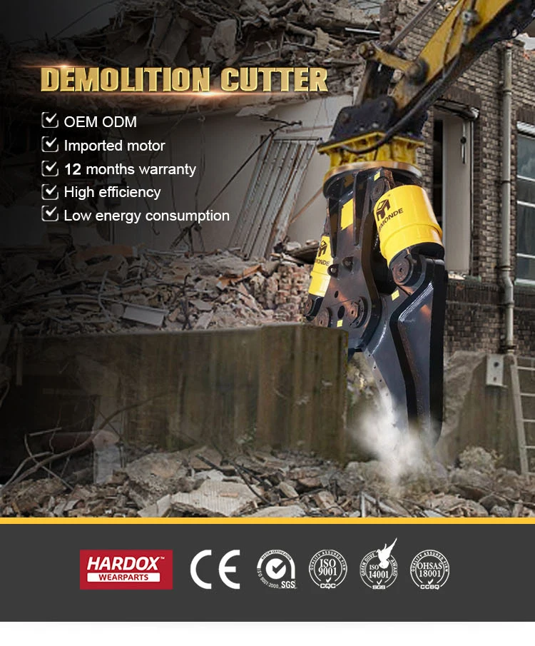 Monde Metal Scrap Shear Hydraulic Rotating Cutter For Excavators - Buy ...
