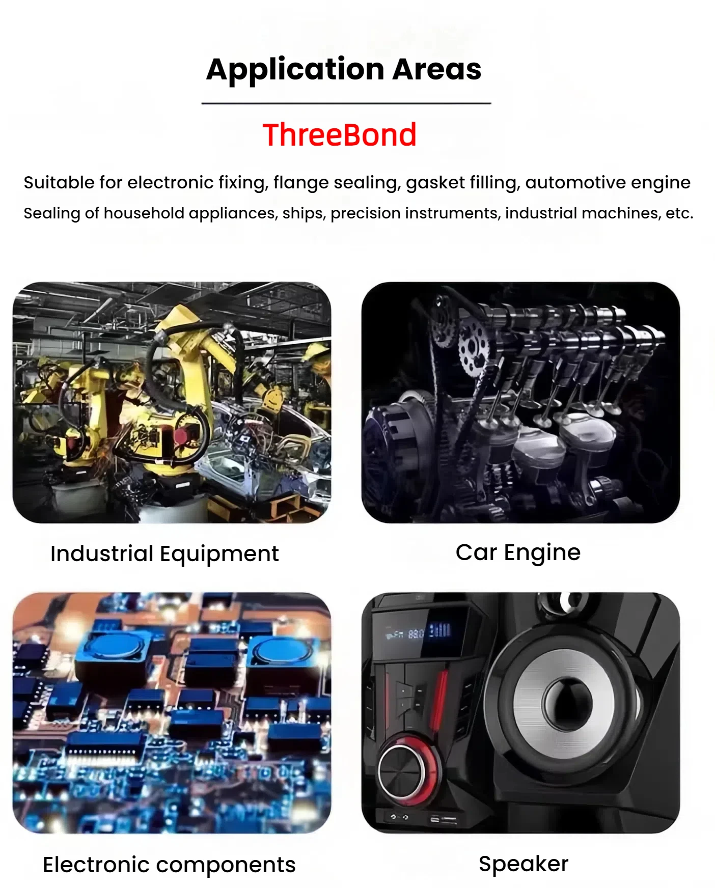 Threebond Glue TB 1212 - Durable, High-Temperature Sealant