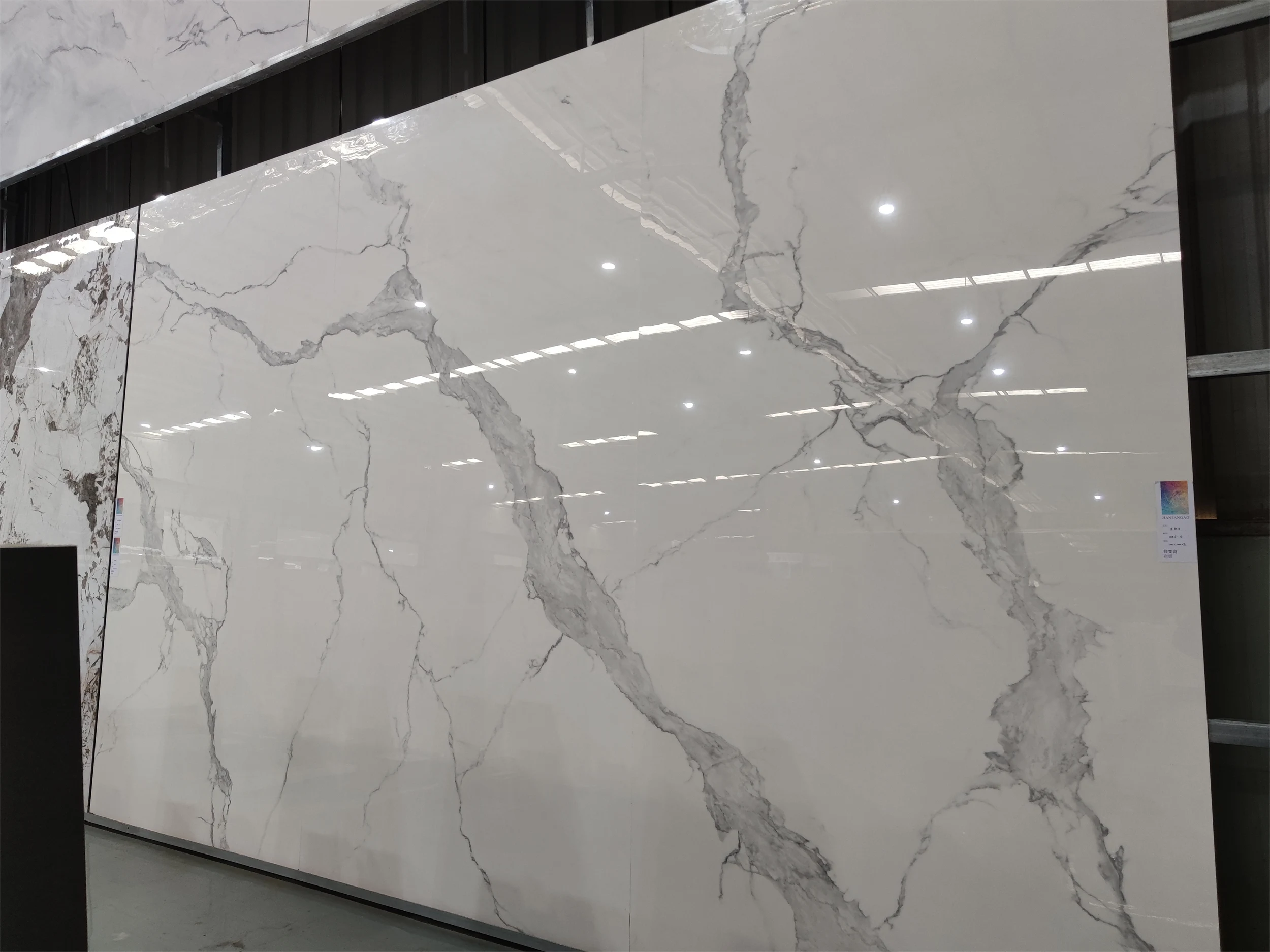 Calacatta White Marble Vein 1200*2400*6 Large Format Sintered Stone ...