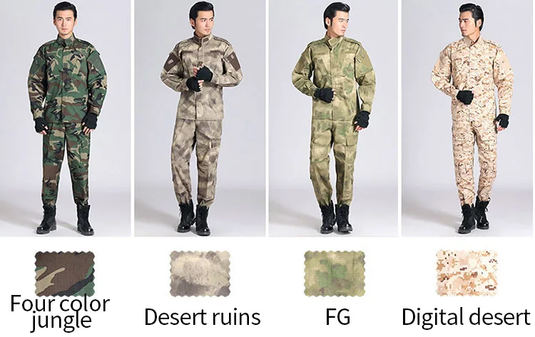 Uniforme De Camouflage Tactico Combat Uniforms Tactical Clothing Men ...