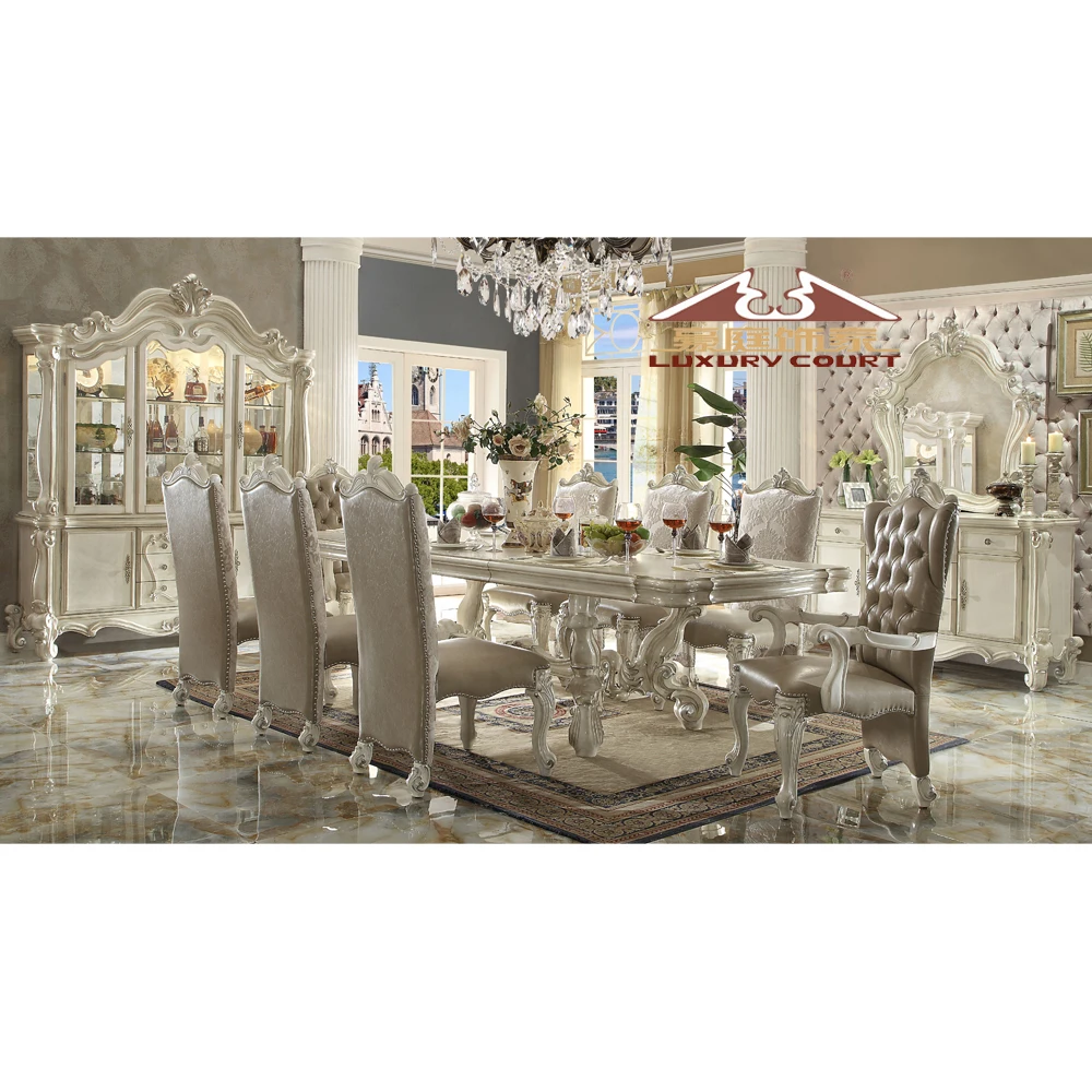 Hot Sale Customizable New Luxury European Dining Room Home Furniture 8 ...
