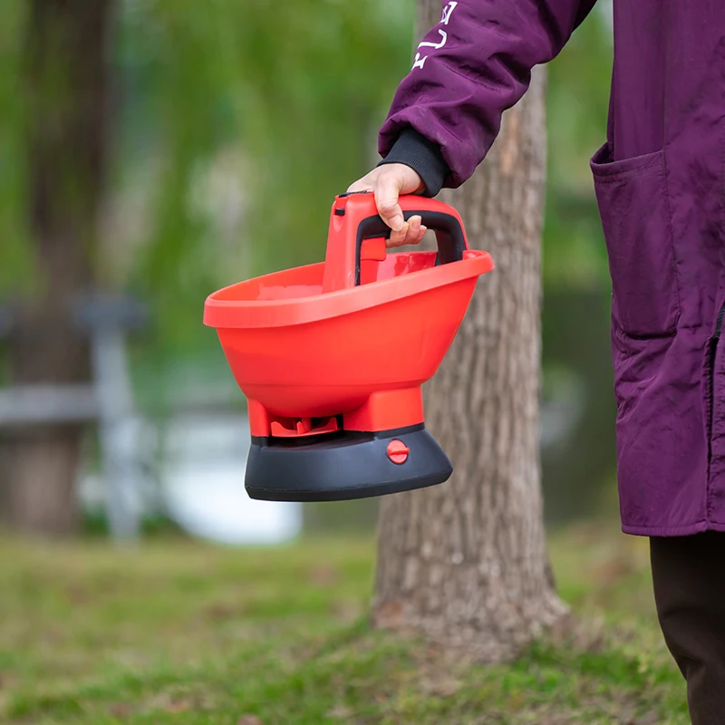 Handheld Broadcast Automatic Grass Seed Spreader Fertiliser Spreader ...