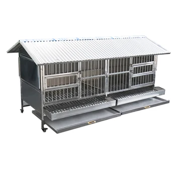 Outdoor Stainless Steel Boiler Chicken Cages With Wheels Chicken House ...