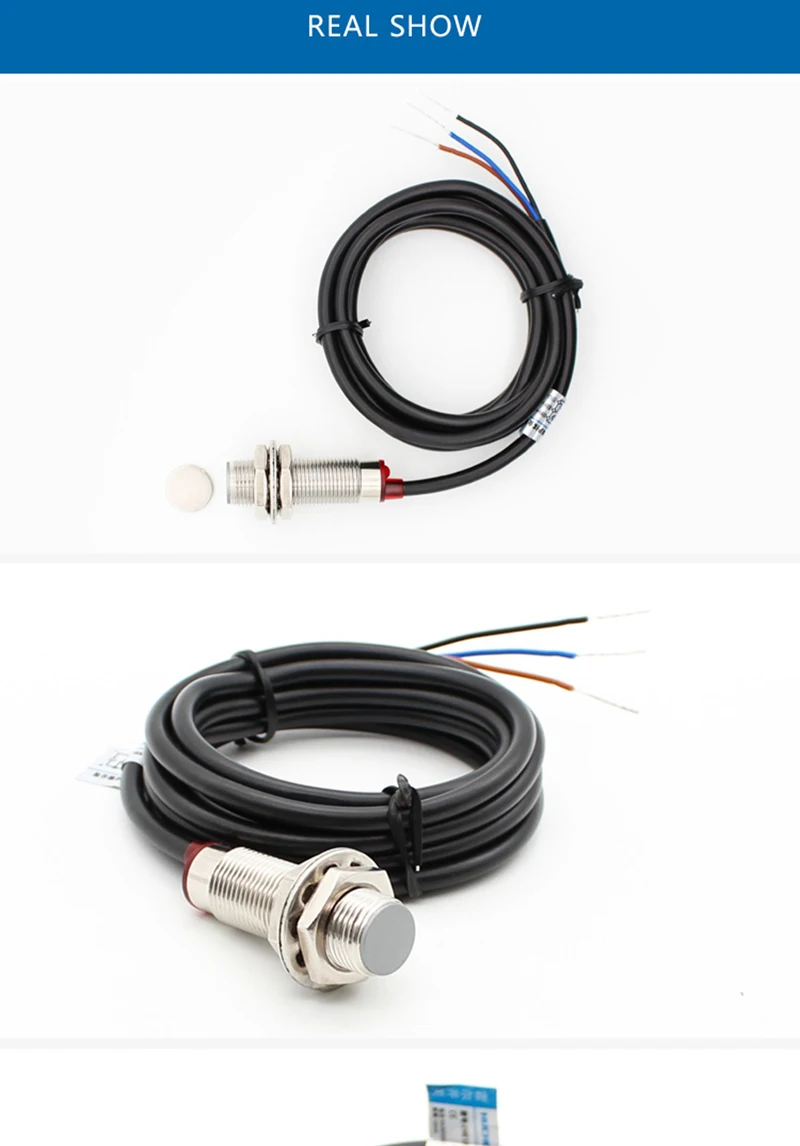 M12 Hall Effect Switch NJK-5002C CHE12-10NA-H710 Hall Sensor for ...