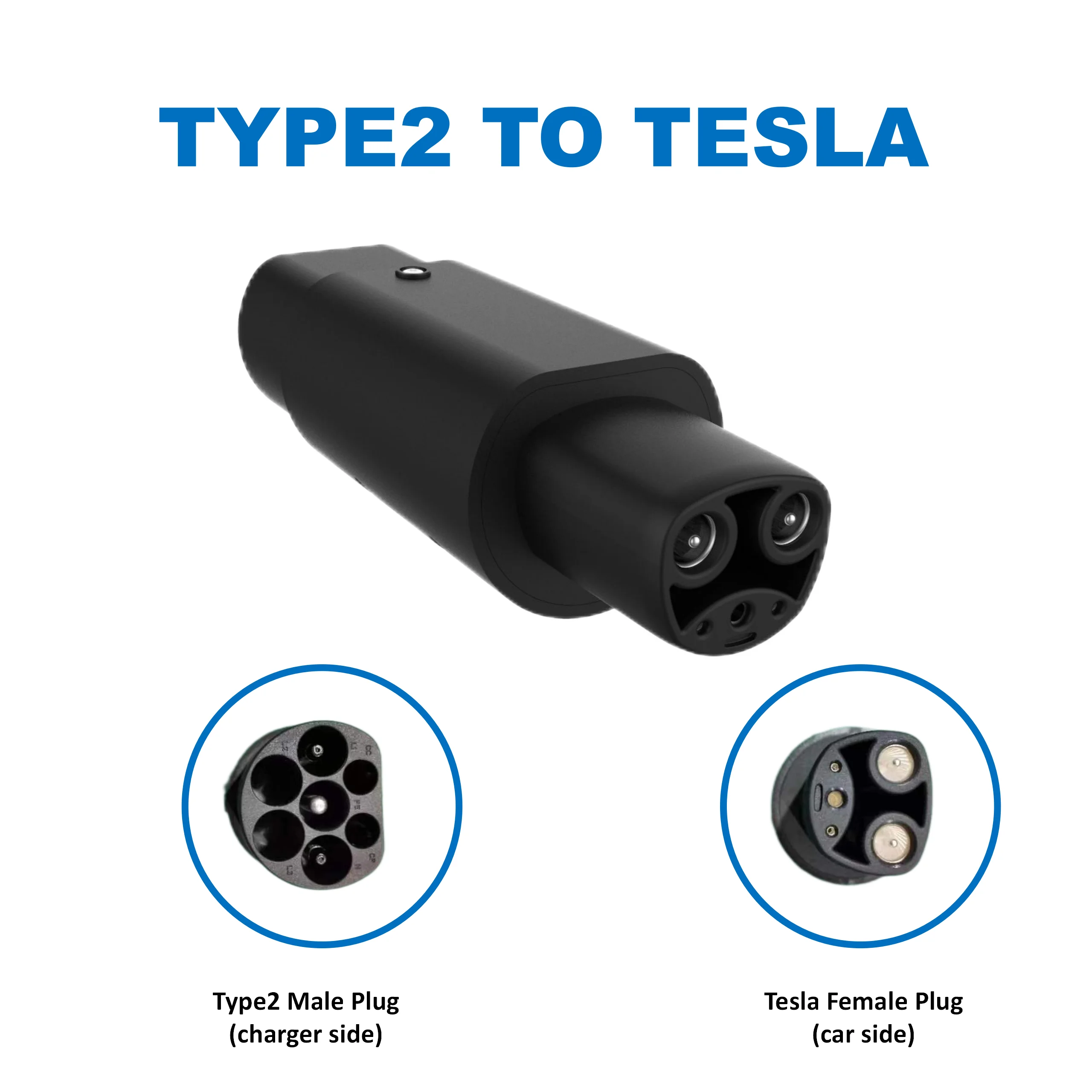 Tesla Type 2 to J1772 Adapter for EV Charging - OEM | Wholesale