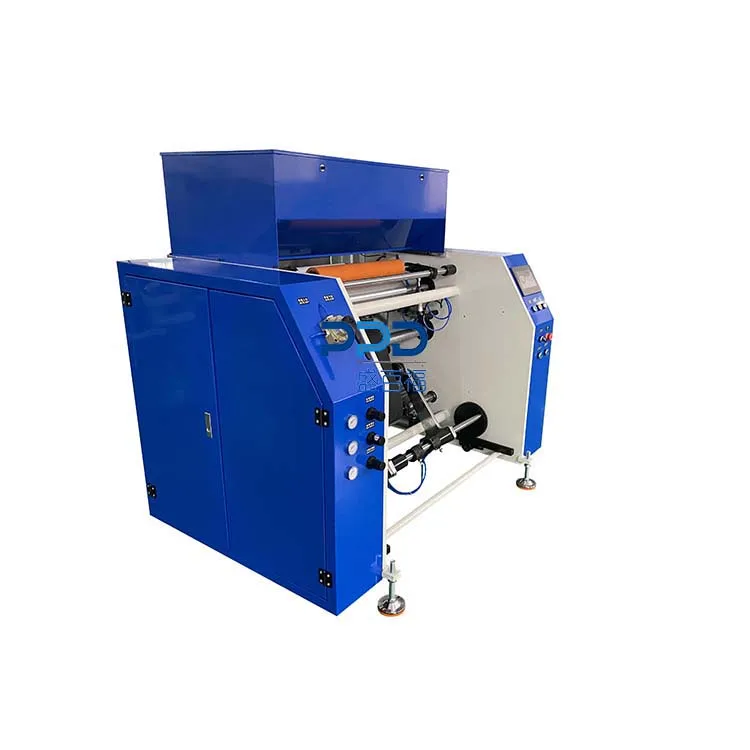 5 Shaft Fully Automatic Curly Edge Cling Film Rewinding Machine Easy To ...