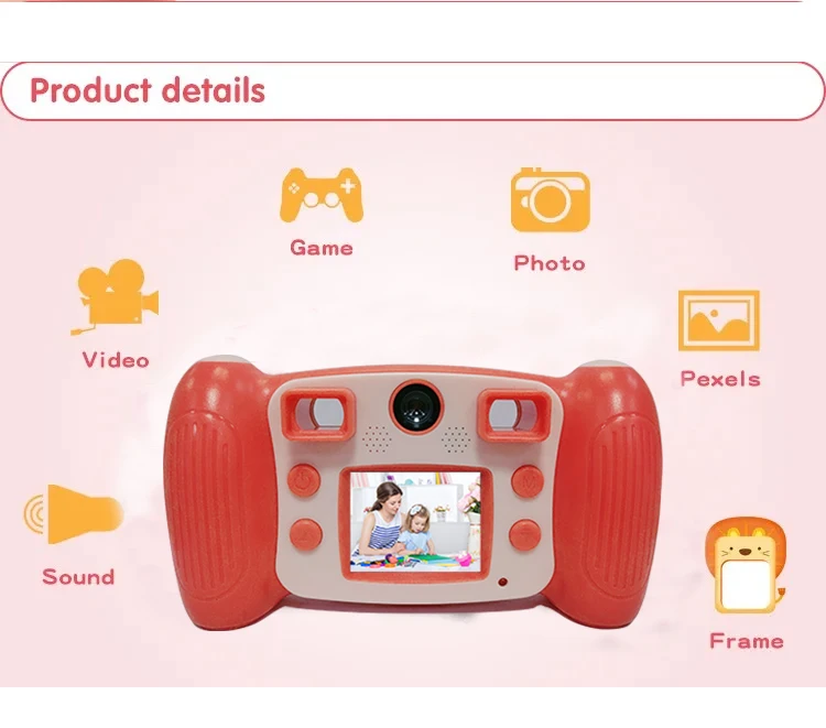 Portable Full HD 1080P Children Mini Camera Digital Video Photo Camera ...