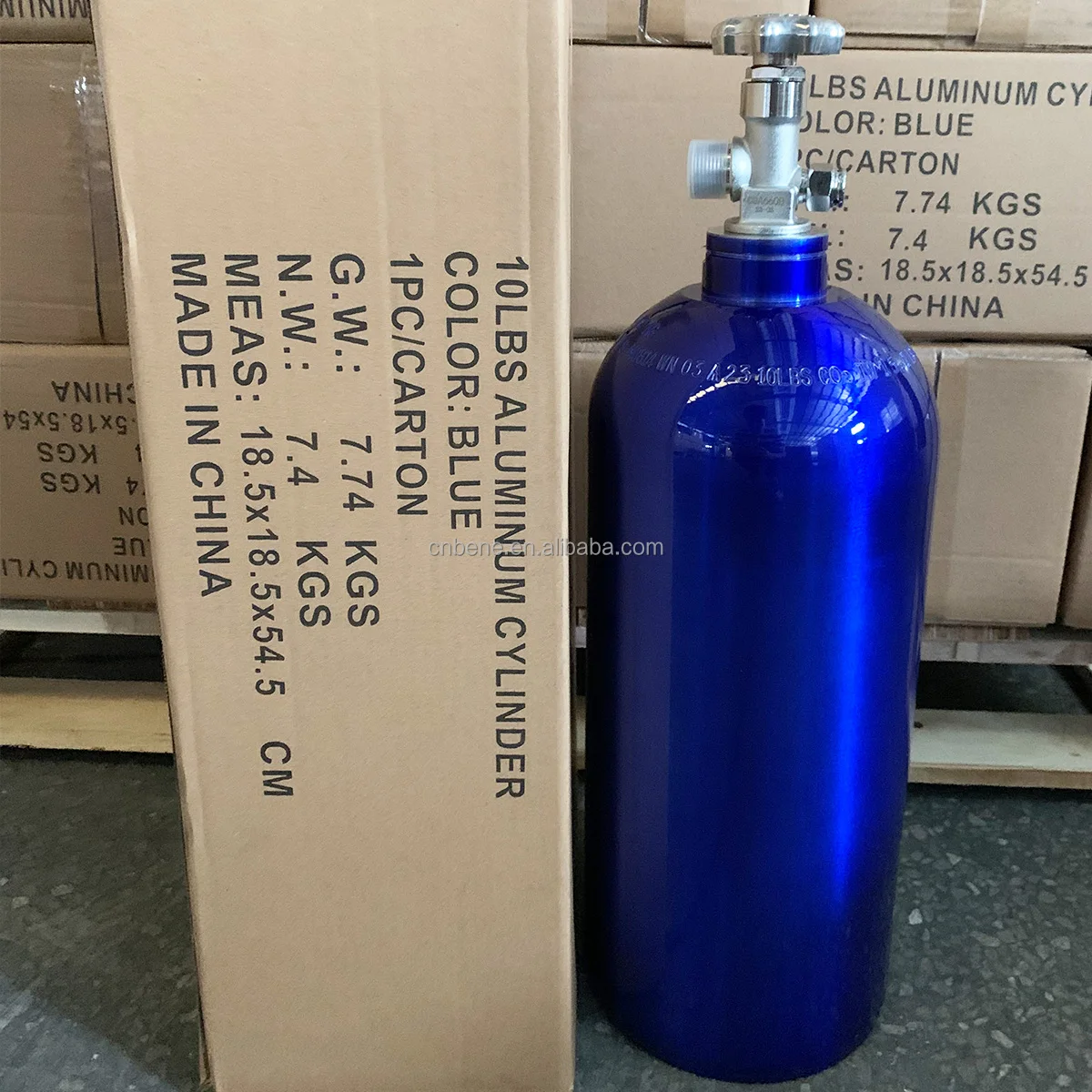 Us Market New Aluminum Gas Bottles Cylinder Nitrogen Gas Tanks Nos ...