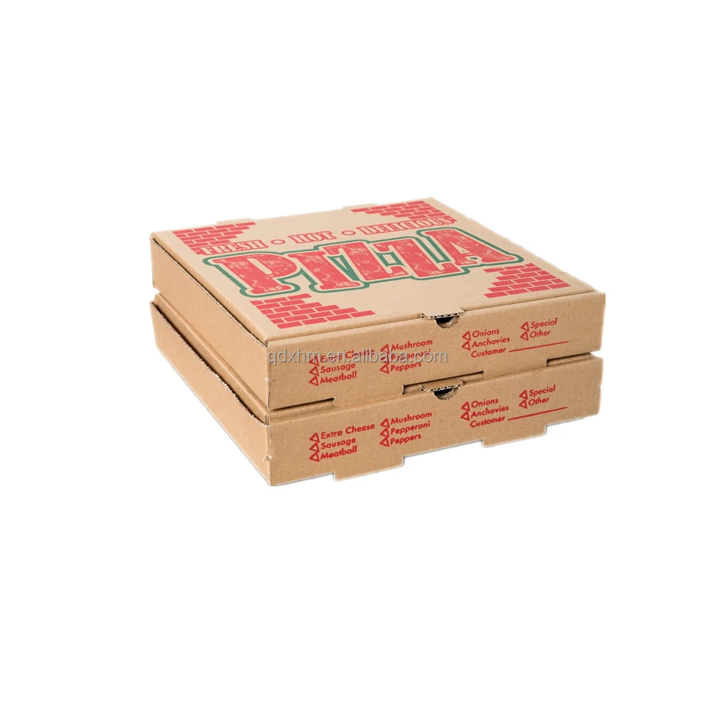 Pizza Box Packaging Cardboard Packaging For Food - Buy Paper Pizza Cone ...