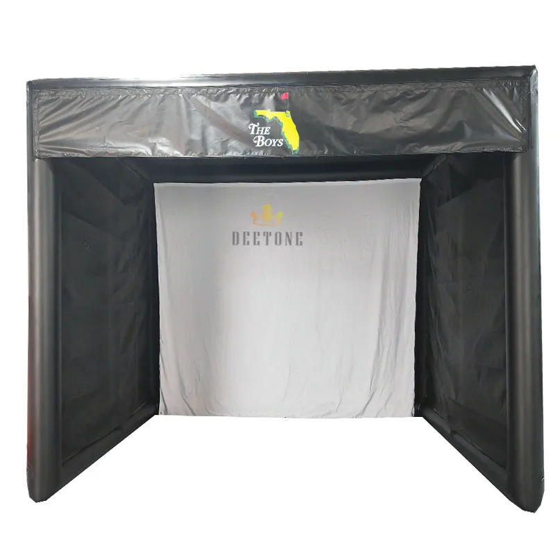 Customized Commercial Golf Simulator Tent Golf Indoor Outdoor Golf ...