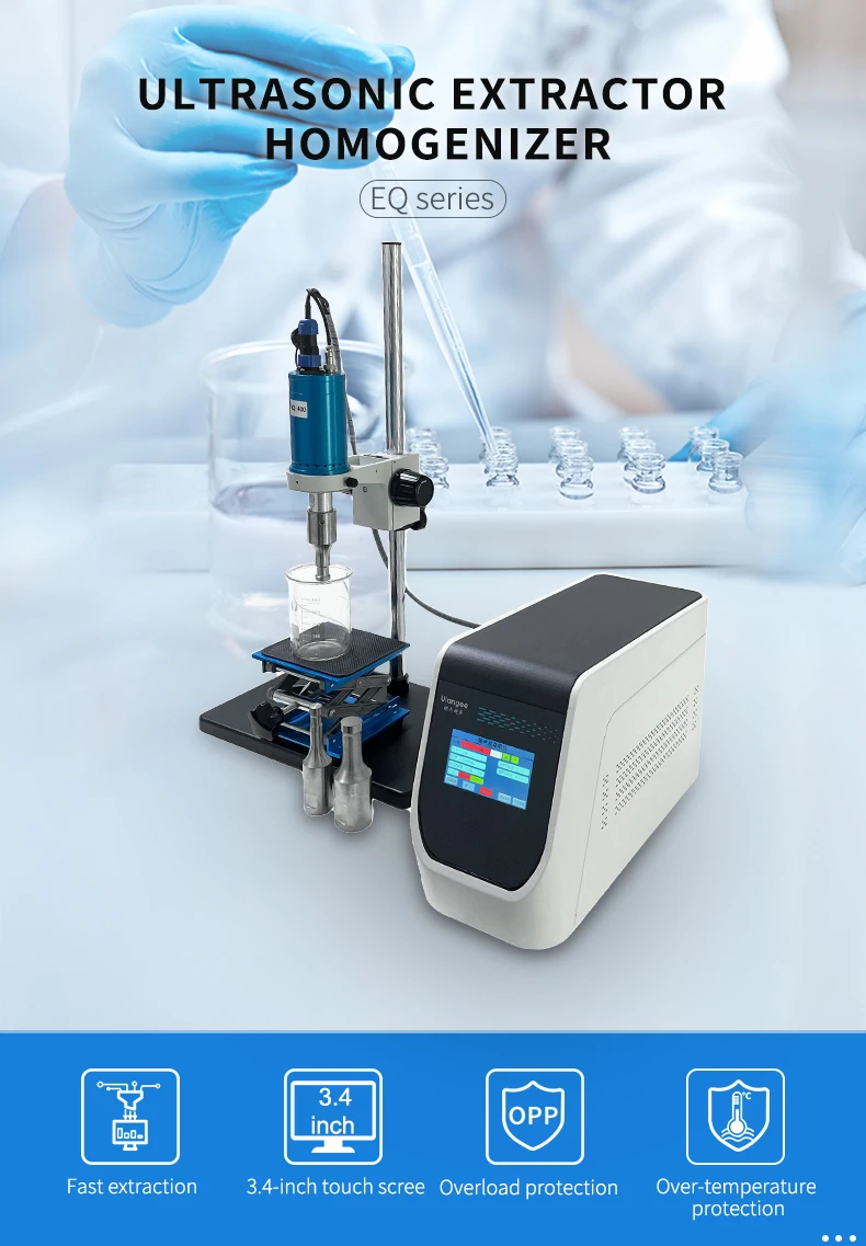 Ultrasonic Homogenizer - Efficient Mixing and Extraction