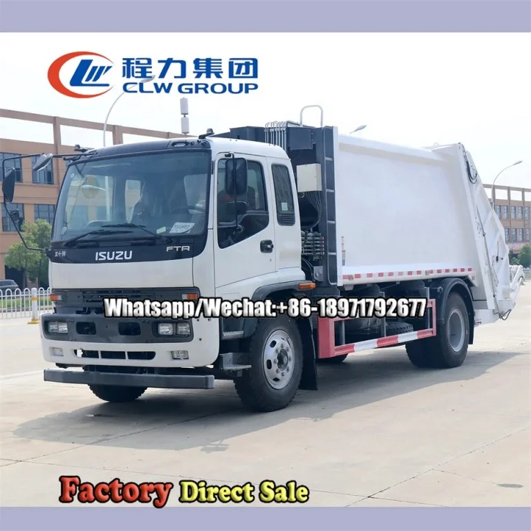 Japan Isuzu Compressor Garbage Compactor Waste Disposal Collection Truck For Sale - Buy Garbage ...
