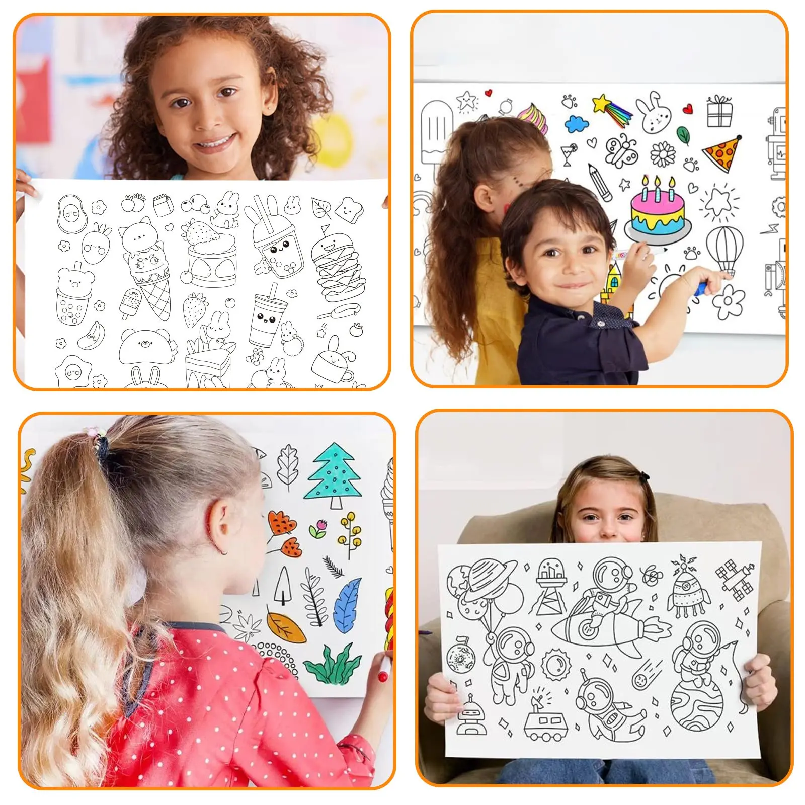 Coloring Roll for Kids - Fun and Educational Gift