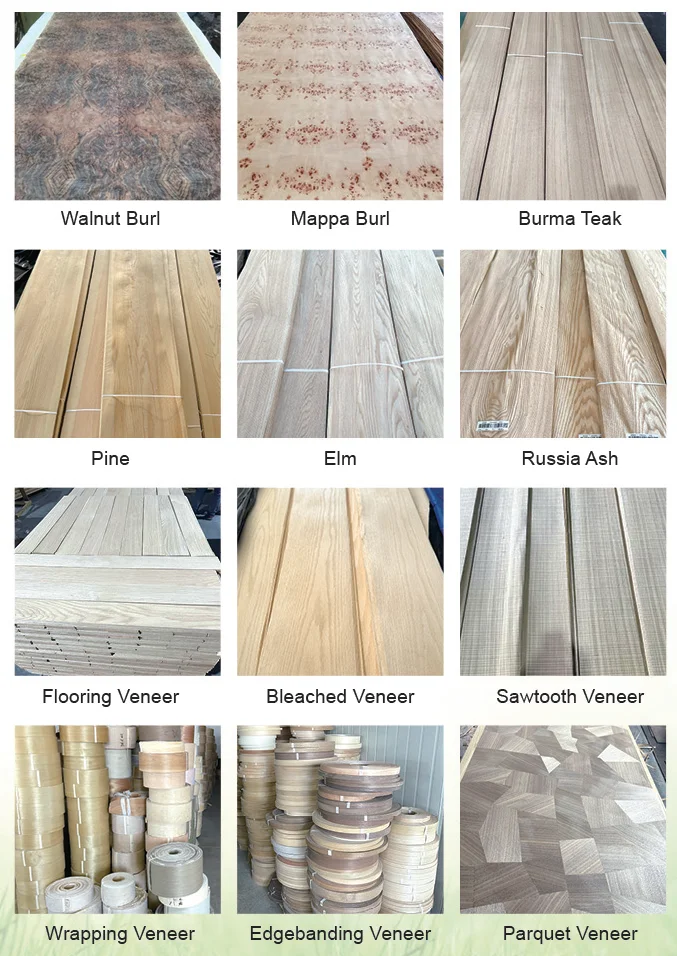 Fleece Backed Natural Oak Wood Veneer Roll Profile Wrapping Veneer for ...