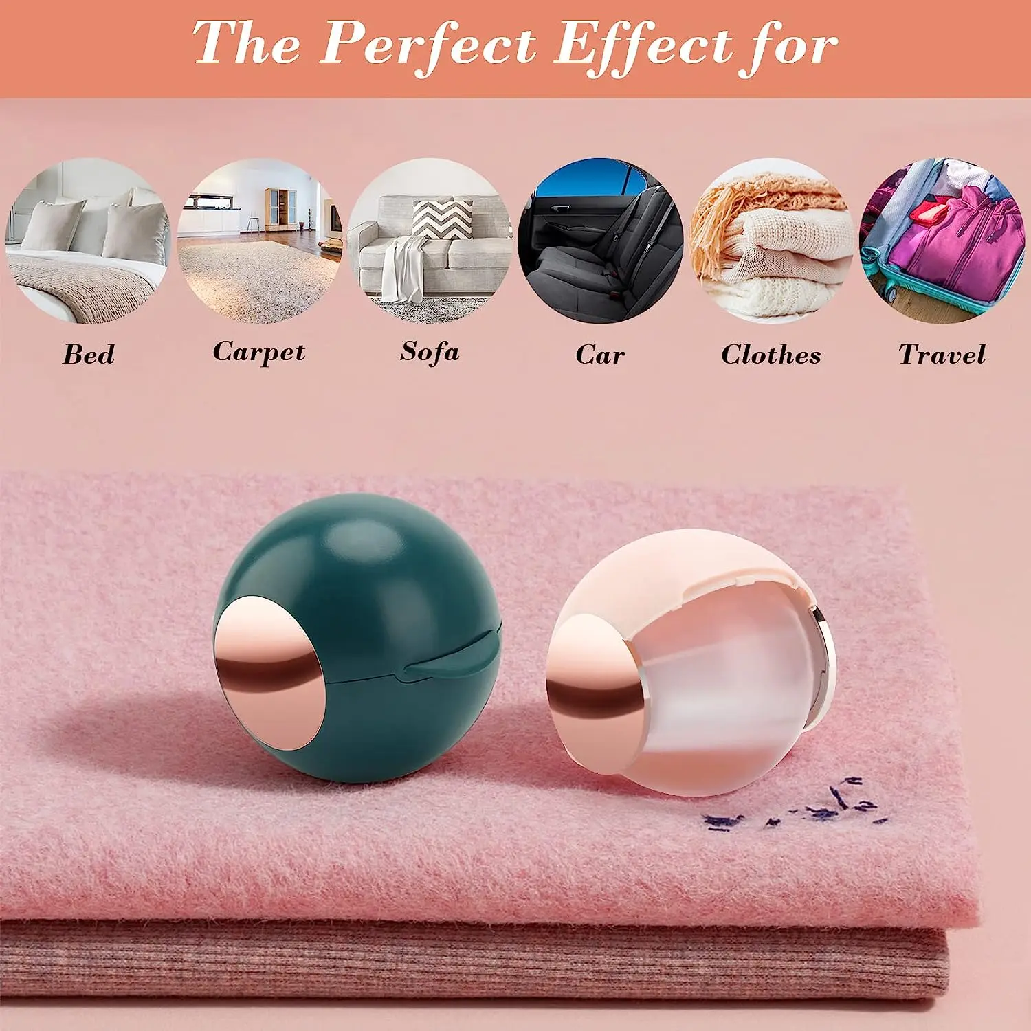 Sticky Cleaning Ball Hair Remover Reusable Gel Lint Roller Pet Hair ...